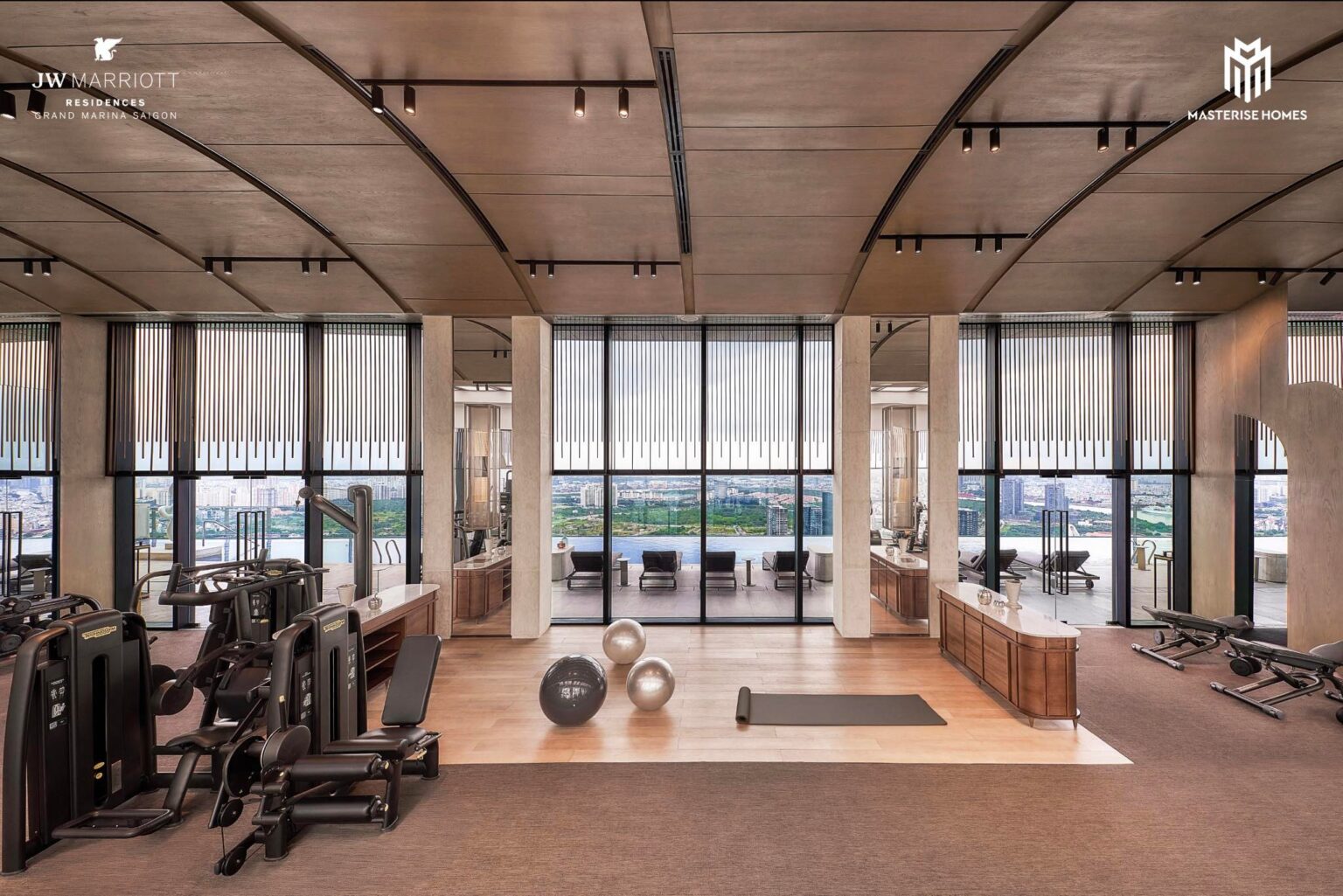 Discover the super luxury Gym at JW Marriott Saigon apartment | Grand ...